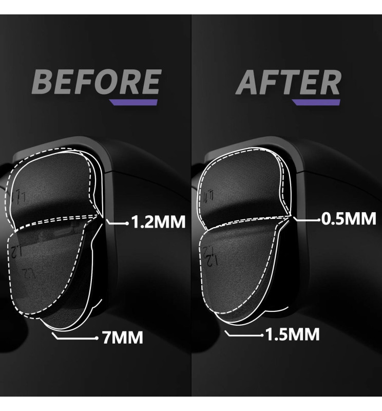 Micro Switch-Light Version Mouse Clicky Hair Trigger DIY Kit For PS5 ...