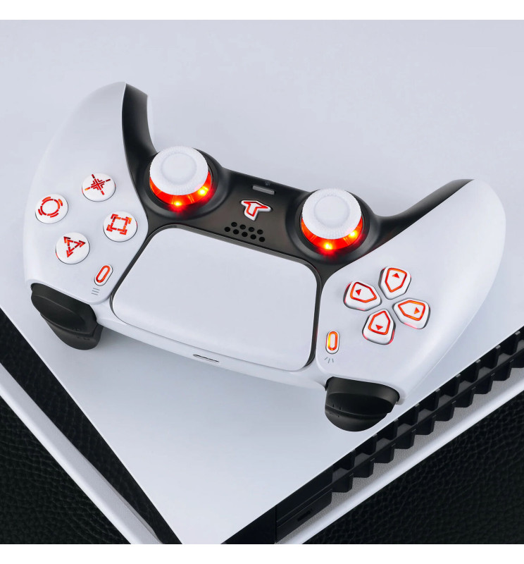 LED RGB Lights White Buttons DIY KIT for PlayStation 5 Controller BDM ...