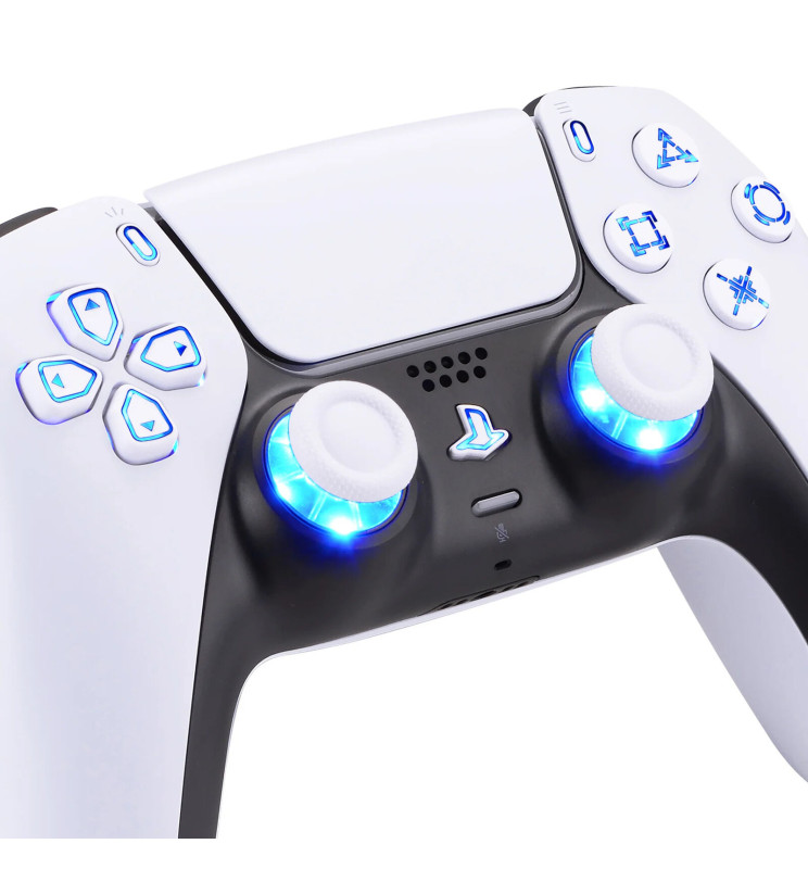 LED RGB Lights White Buttons DIY KIT for PlayStation 5 Controller BDM ...