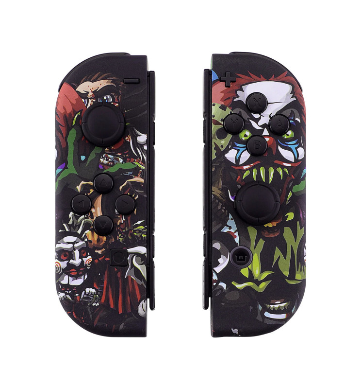 Soft Touch Scary Party Front + Back Shells for Nintendo Switch Joycon ...
