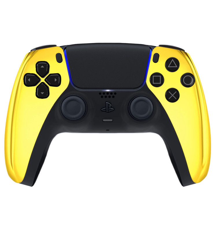 Gold Chrome V2 Pro Modded + 2 Reflex Paddles Silent Modz Controller for ...