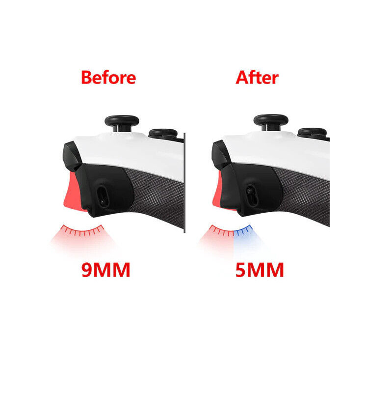 MODS + TRIGGER STOPPERS Black Rapid Fire Modded Controller for Xbox ...