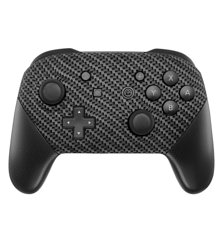 Soft Touch Carbon Fiber Front + Back Shells for Nintendo Switch Pro ...