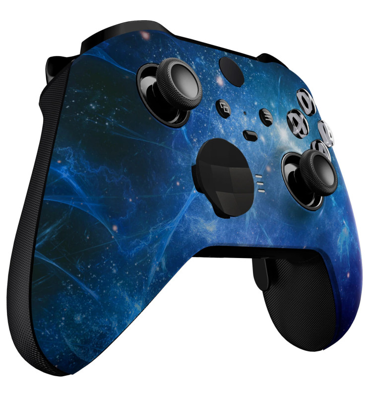 Soft Touch Blue Nebula Front Shell compatible for Xbox Elite Series 2 Controller
