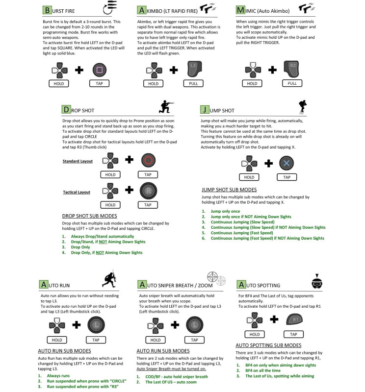 Gold Chrome V2 Pro Modded + 2 Reflex Paddles Silent Modz Controller for ...