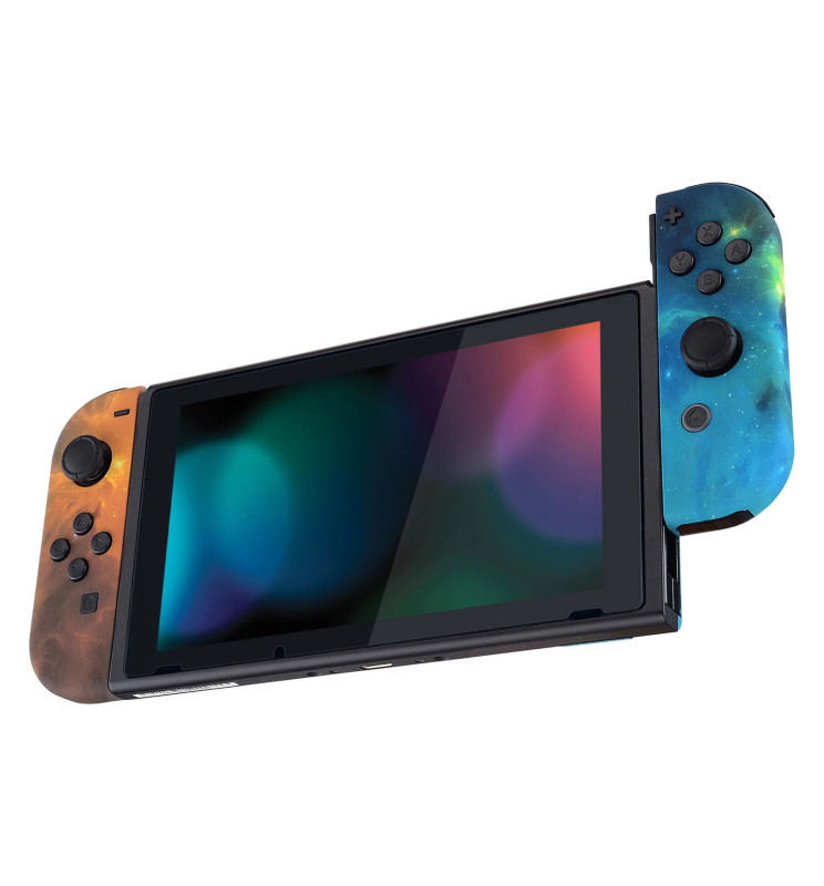 Soft Touch Gold Nebula Front + Back Shells for Nintendo Switch Joycon ...