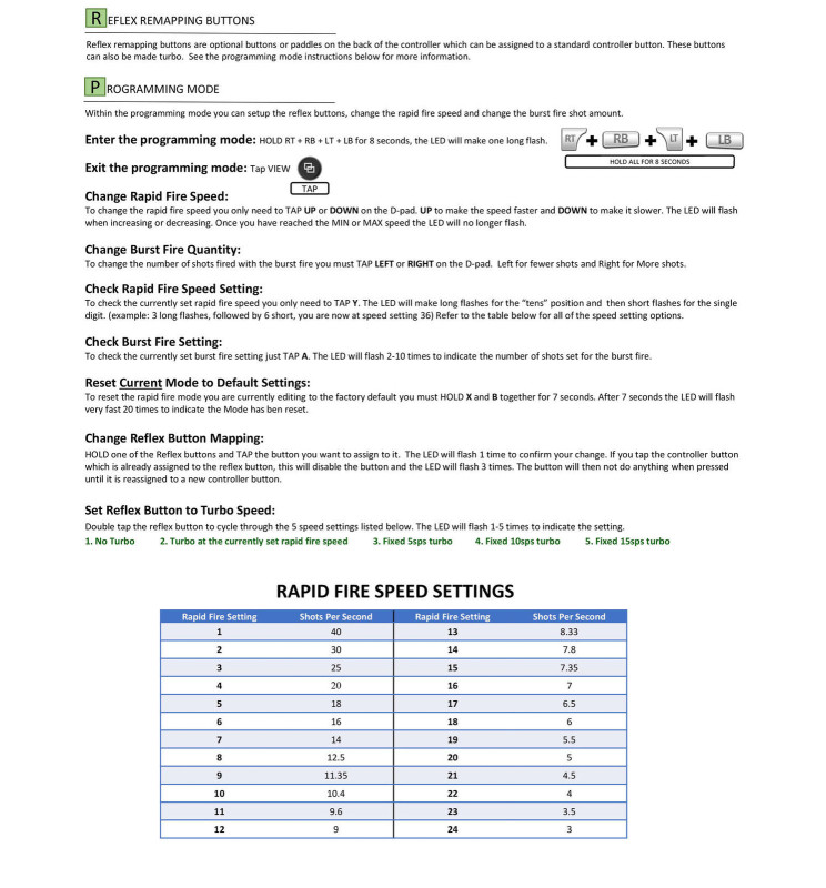 MODS + TRIGGER STOP + BUTTON Rapid Fire Modded Controller for Xbox ...