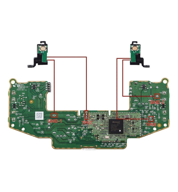 Tactical Trigger Stopper Hair Pull Click Mod Kit For Xbox Series X S ...